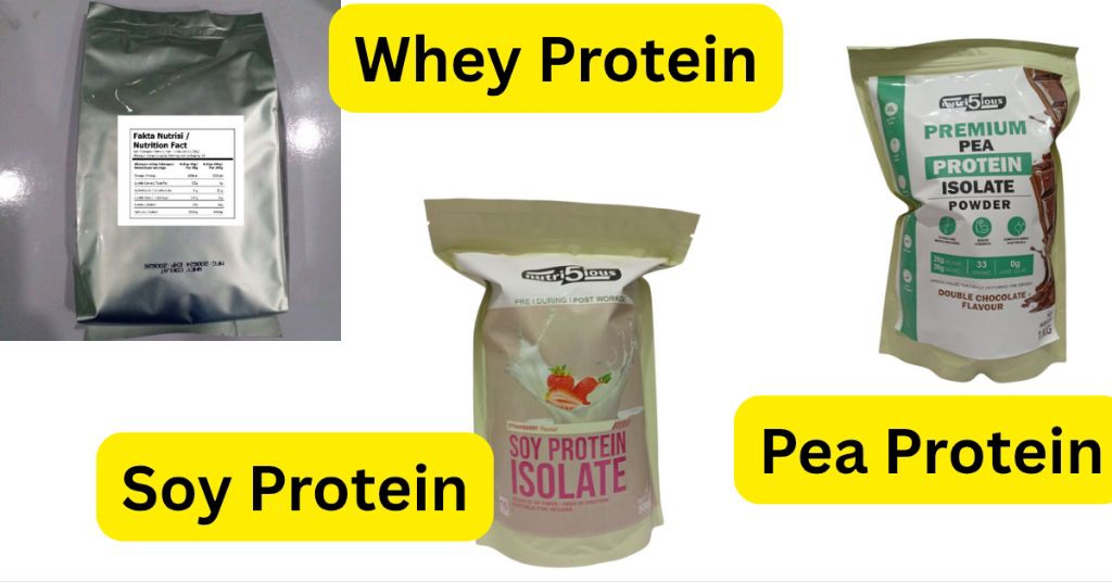Promosi Protein Grade A harga Kilang 1KG-Whey Protein/Premium Pea ...