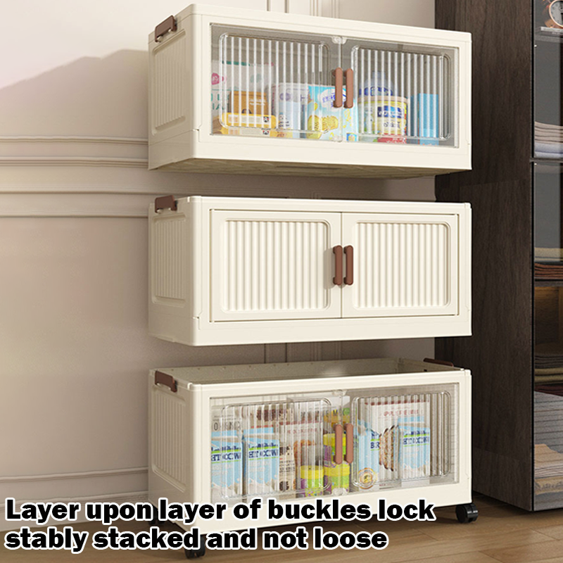 Kukaa Large capacity Multipurpose Double Side Opening Storage Cabinet ...