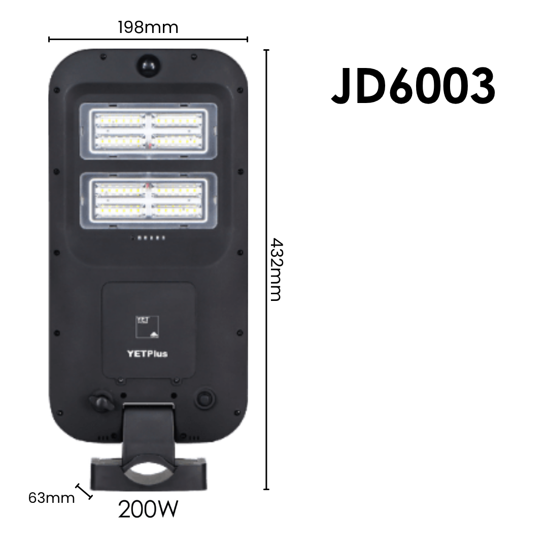 YETPlus Outdoor Solar Lamp JD6003 SS1001 SS1002 IP65 Waterproof Lampu ...