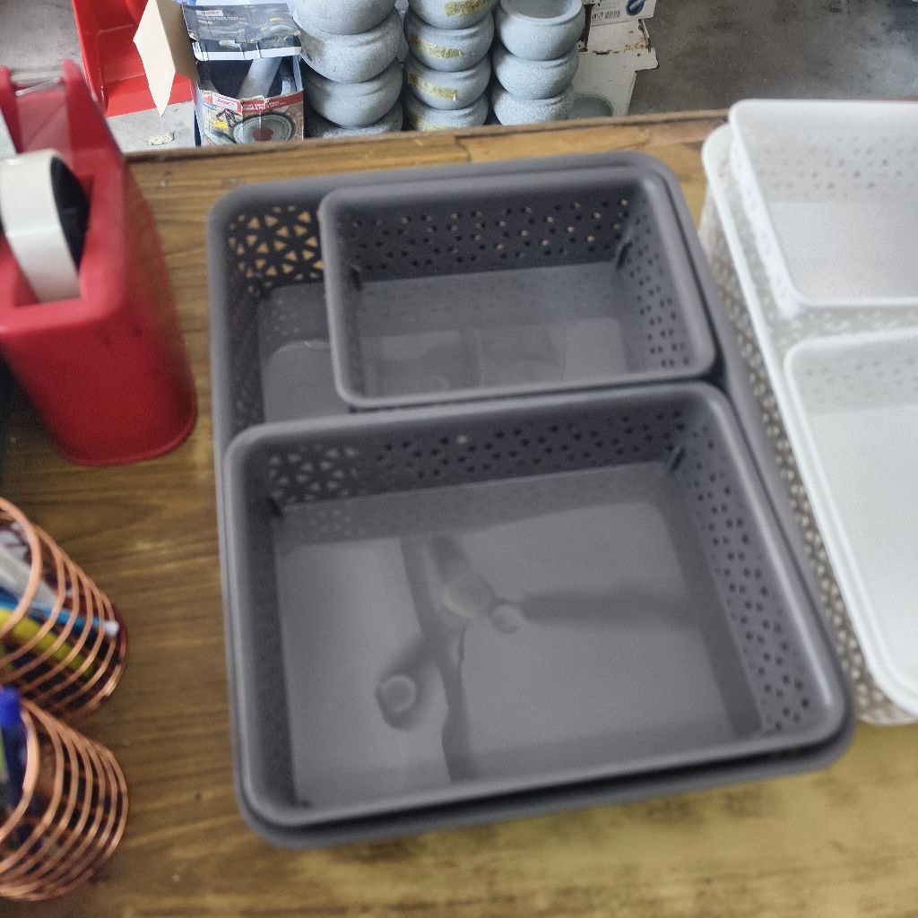 FELTON Bakul Simpan Barang Plastik Serbaguna / Organizer Storage ...