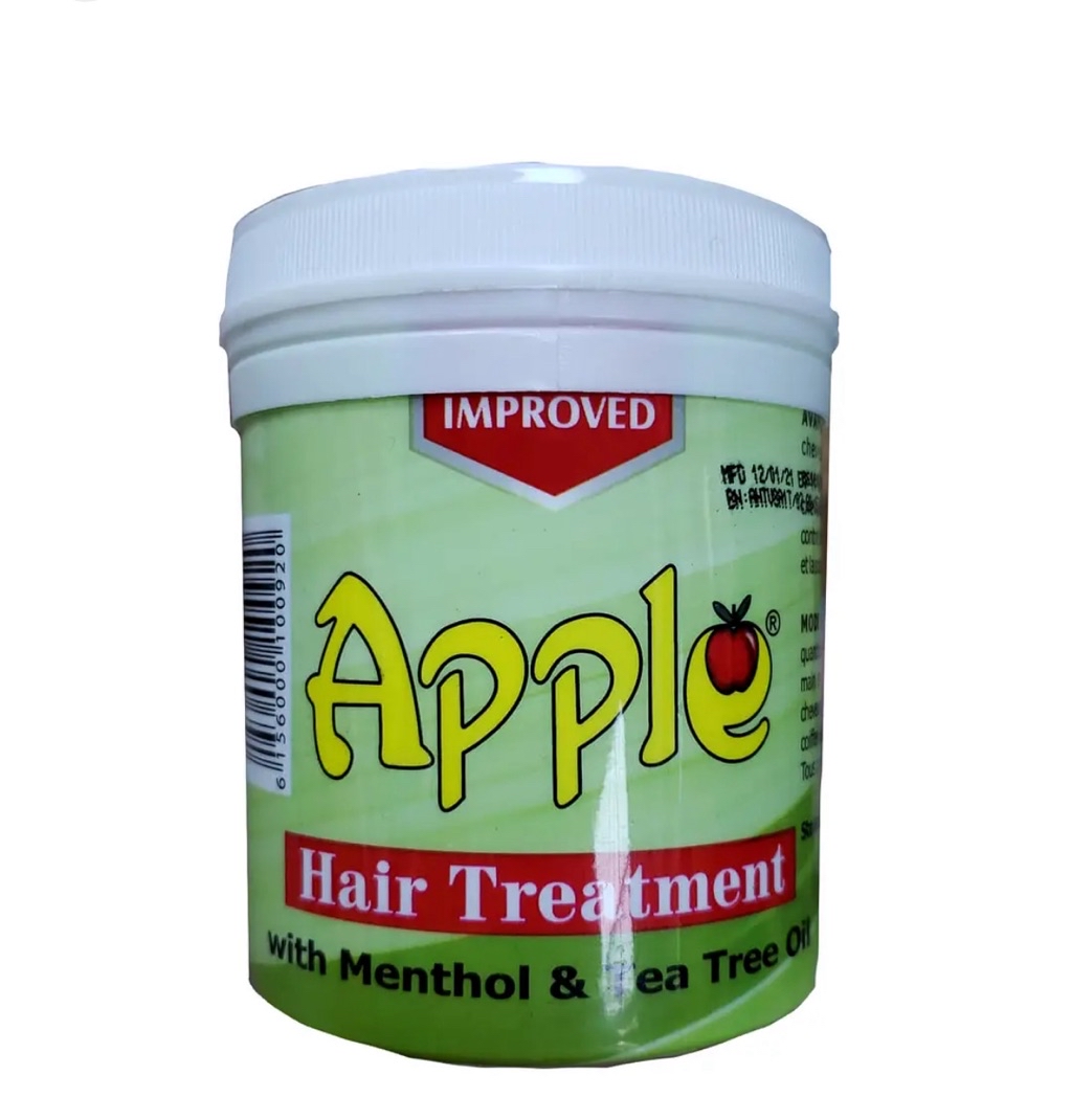 Apple Hair Food/Treatment Cream Olive Oil Menthol Protect Dry Care ...