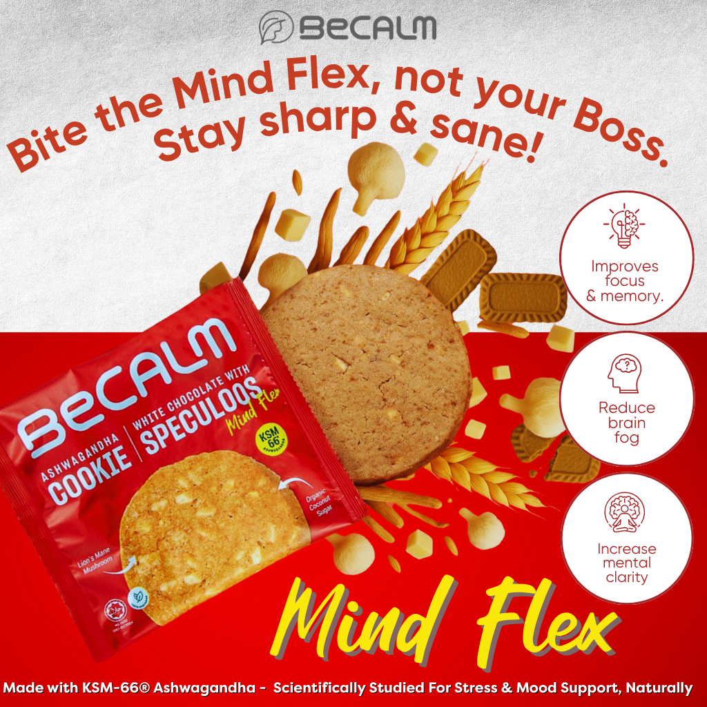BeCalm Ashwagandha Cookies Anxiety Improve Sleep and Relieve Stress ...