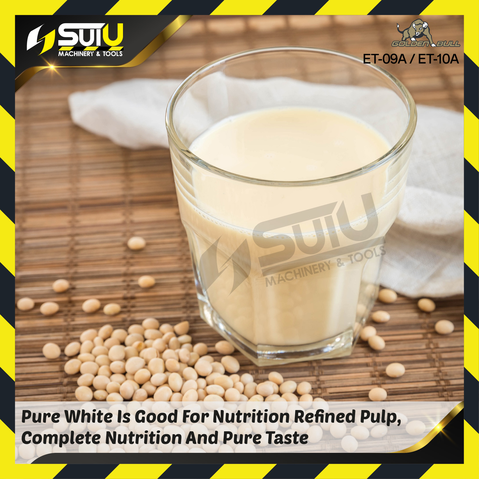 GOLDEN BULL ET-09A / ET-10A Mesin Pembuat Susu Kacang Soya / Soya Bean ...