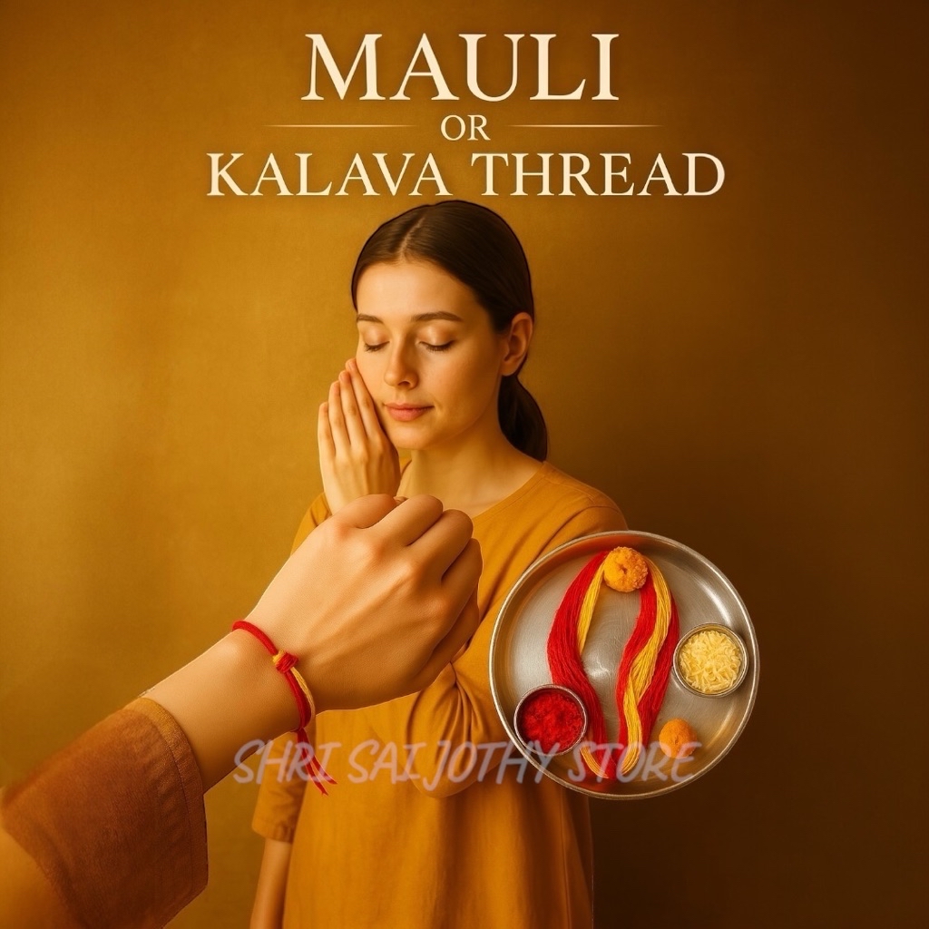 🧵 Mauli Thread | Kalava Sacred Red-Yellow Cotton Thread | 100% Pure ...