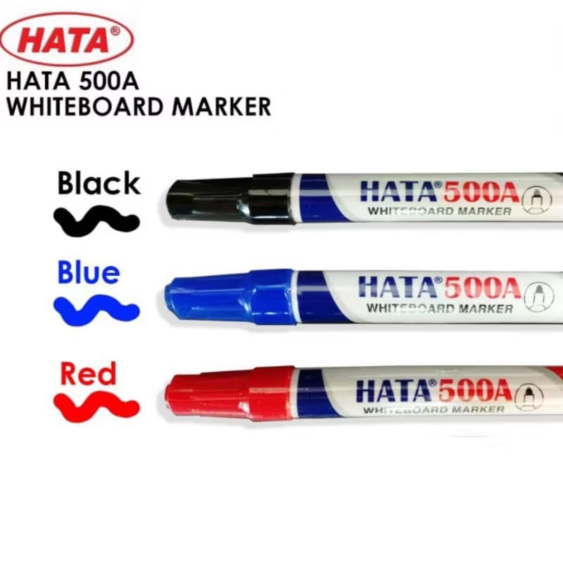 WhiteBoard Marker/Hata/500A/Pen Papan Putih/Writing Pen/2.0mm | Shopee ...