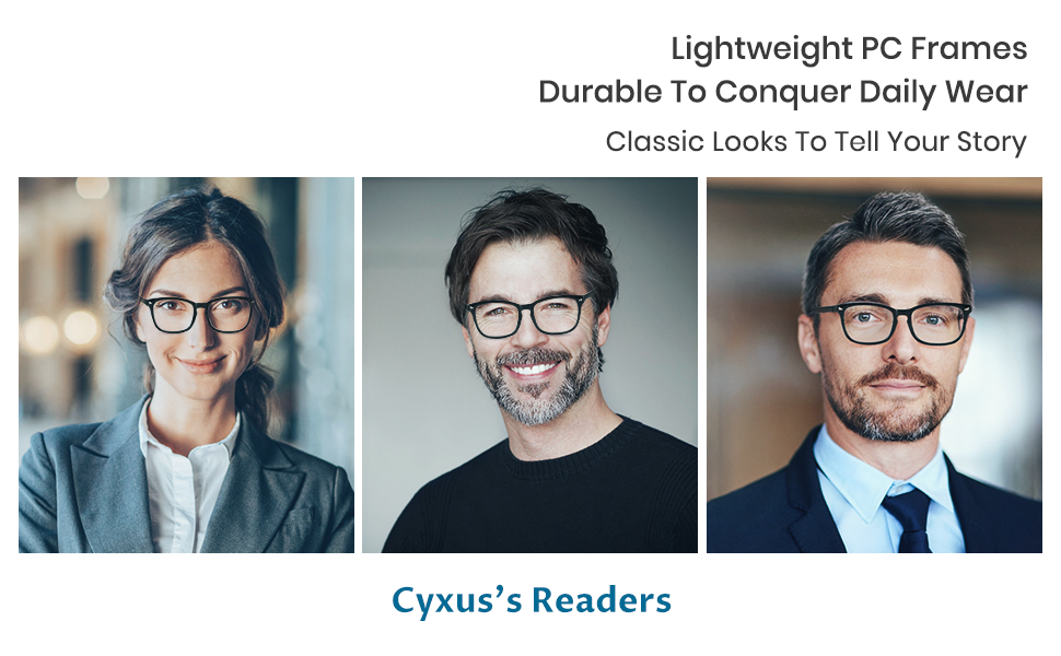 Cyxus Reading Glasses for Men and Women 老花眼鏡 可配度數 cermin mata membaca ...