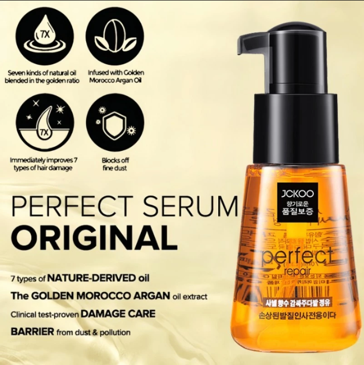 JCKOO Hair Conditioner Oil Hair Straightener Care Oil Hair Curler ...