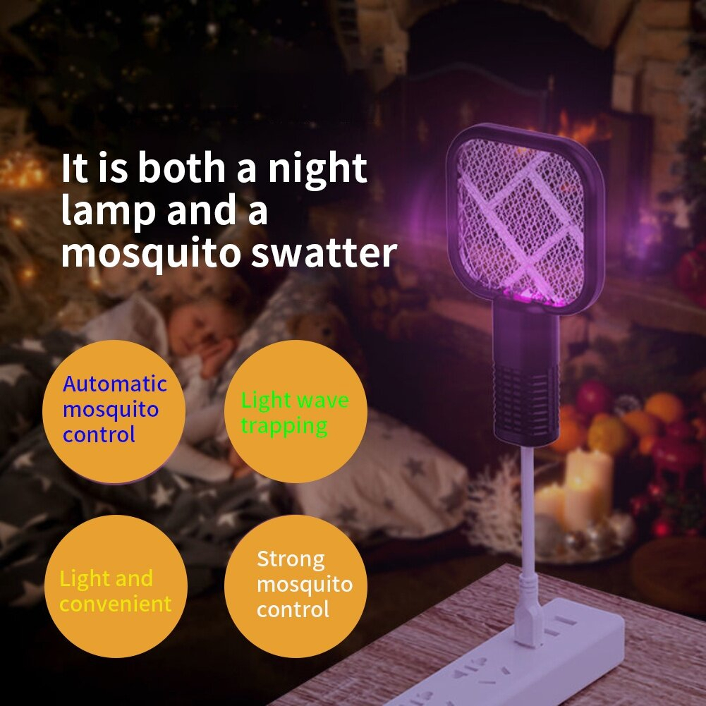 Portable USB Mosquito Killer Lamp – Mini LED Fly Trap for Indoor ...