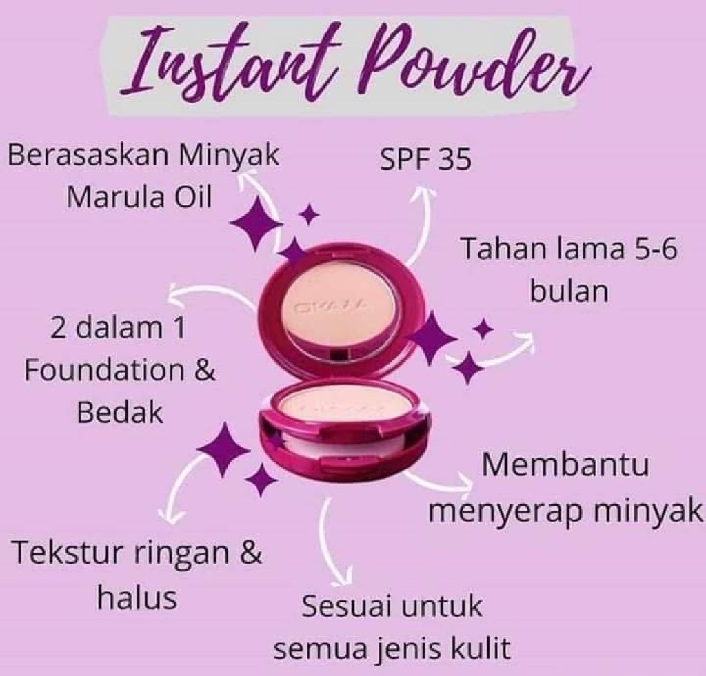 OKAYA COMPACT POWDER NEW 𝗙𝗨𝗟𝗟 𝗖𝗢𝗩𝗘𝗥𝗔𝗚𝗘 PILIHAN MUA BELLAZ | Shopee Malaysia