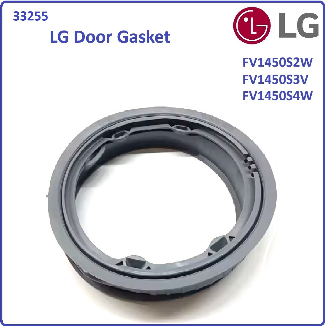 LG FV1412S3B / FV1450S2W / FV1450S3V / FV1450S4W Door Gasket For ...