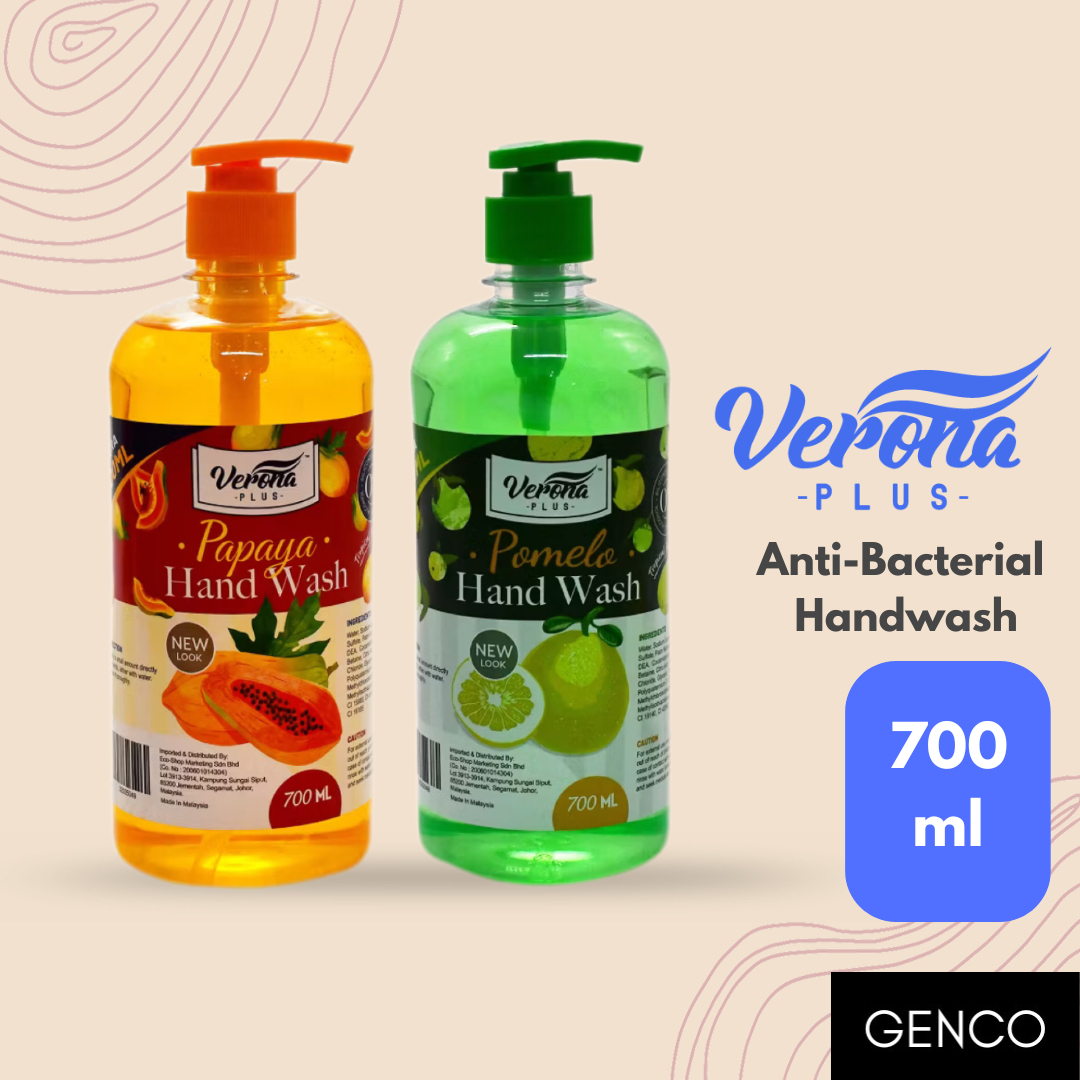 Verona Plus 700ml (Papaya & Pomelo) Anti Bacterial Handwash Pencuci ...