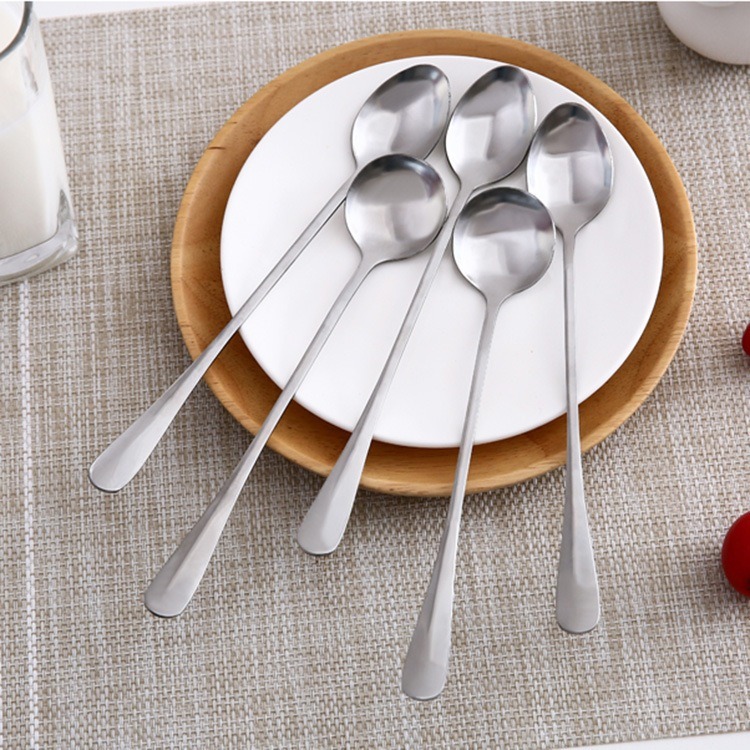 Sudu Kecil Ins Korean Style Stainless Steel Spoon Slush Spoon Beverage ...