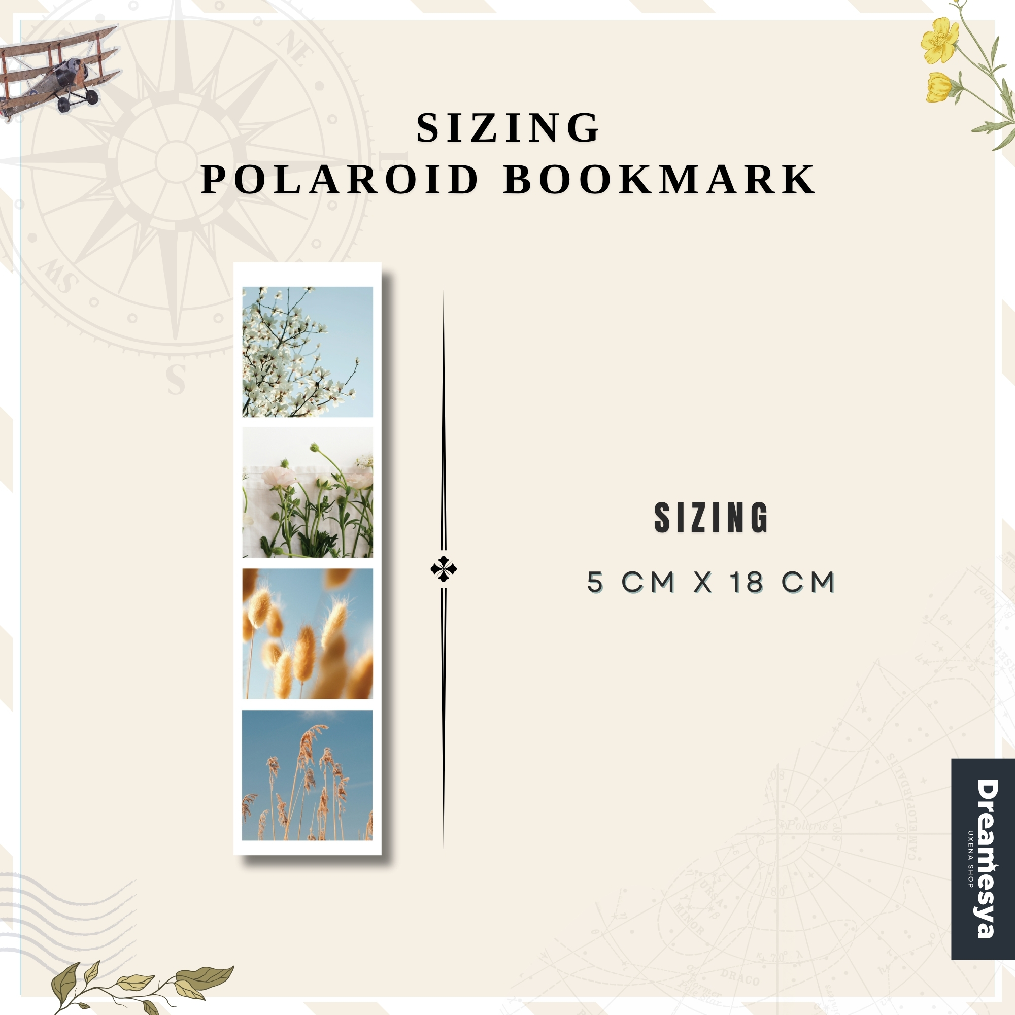 [Custom] Custom Polaroid Bookmark, High Quality 260gsm Glossy Photo ...