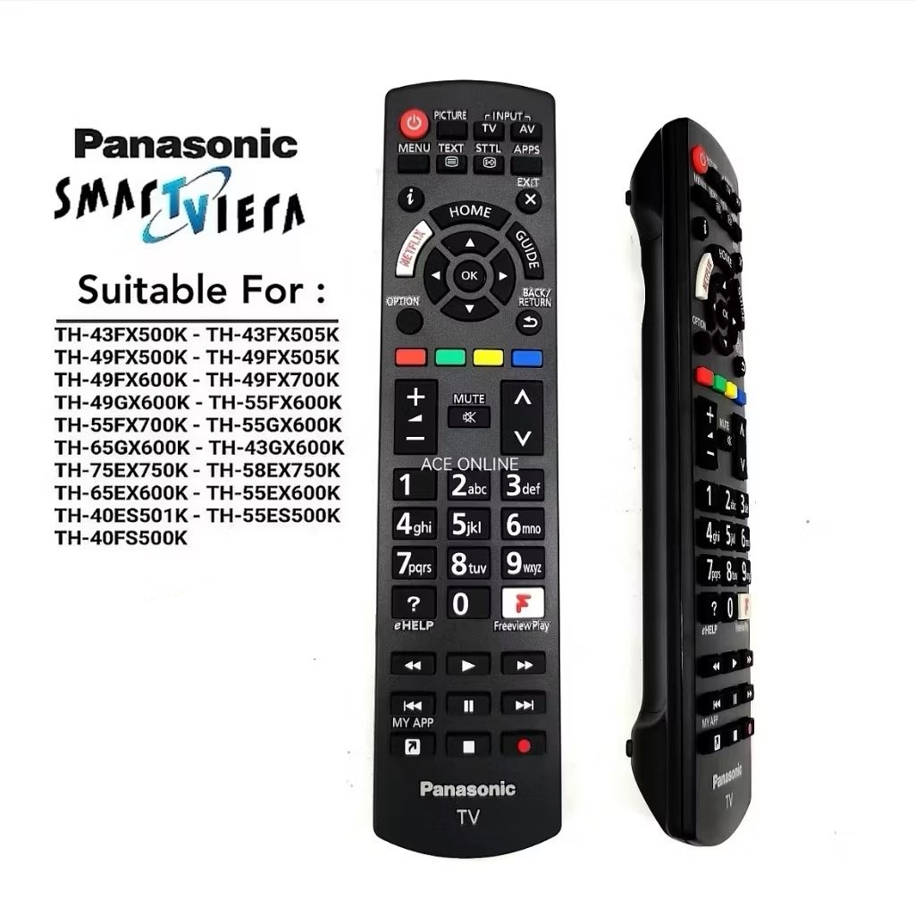 PANASONIC LED SMART TV REMOTE CONTROL | Shopee Malaysia