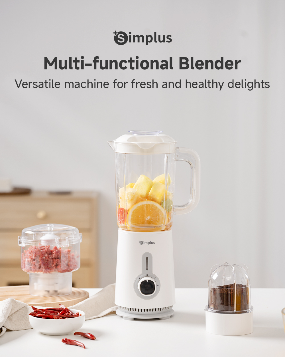 Simplus Multi-functional Blender | 1.25L Capacity | 380W Copper Motor ...