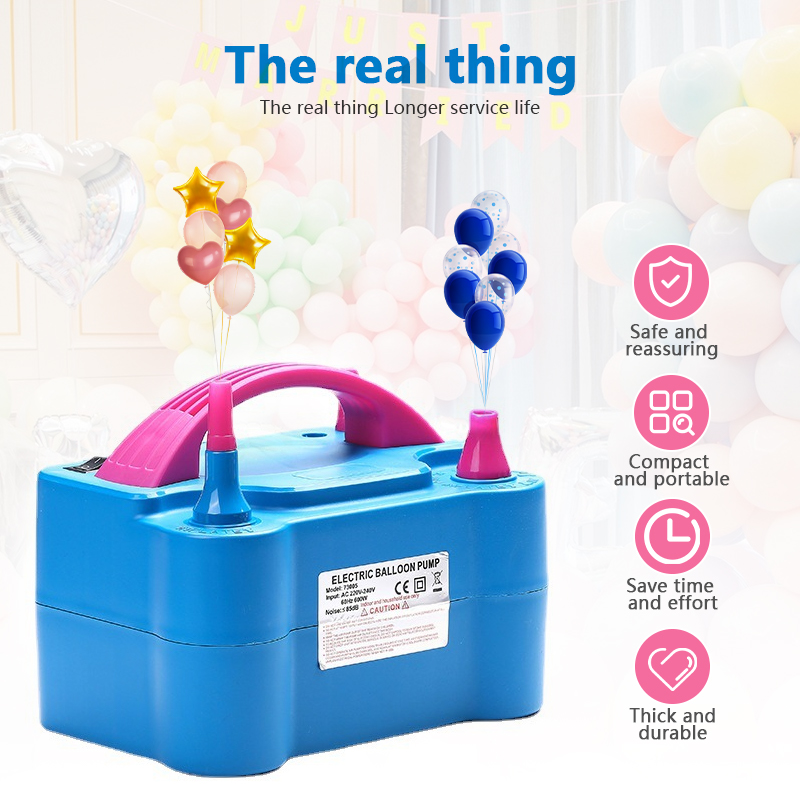 73005 Electric Balloon Pump Nozzle Portable Inflator High Speed Air ...