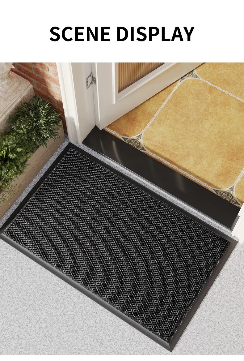 Elastic Front Floor Mat Anti Slip Door Mat Entrance Dust Removal Mat ...
