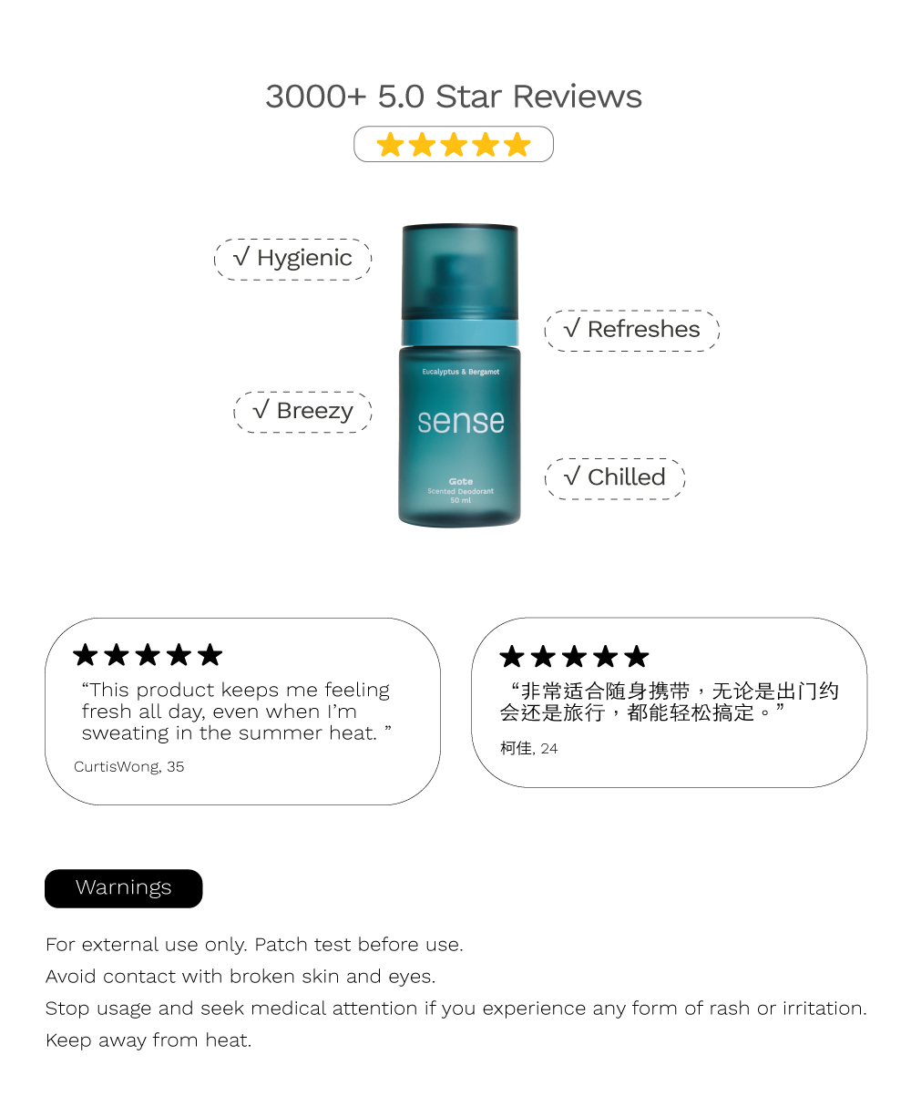 Gote's Sense Eucalyptus & Bergamot Scented Deodorant (50ml) - Deodorant ...