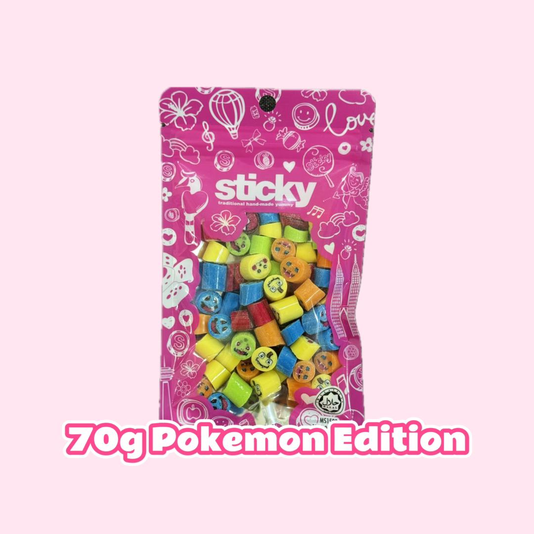Ready Stock Sticky Candy Halal 70g Special Design Cartoon Mario Pokemon ...