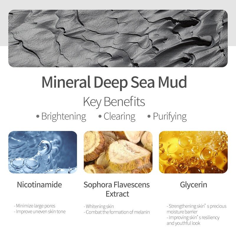 Deep sea mud whitening shower gel Mandi lumpur laut dalam putihkan ...