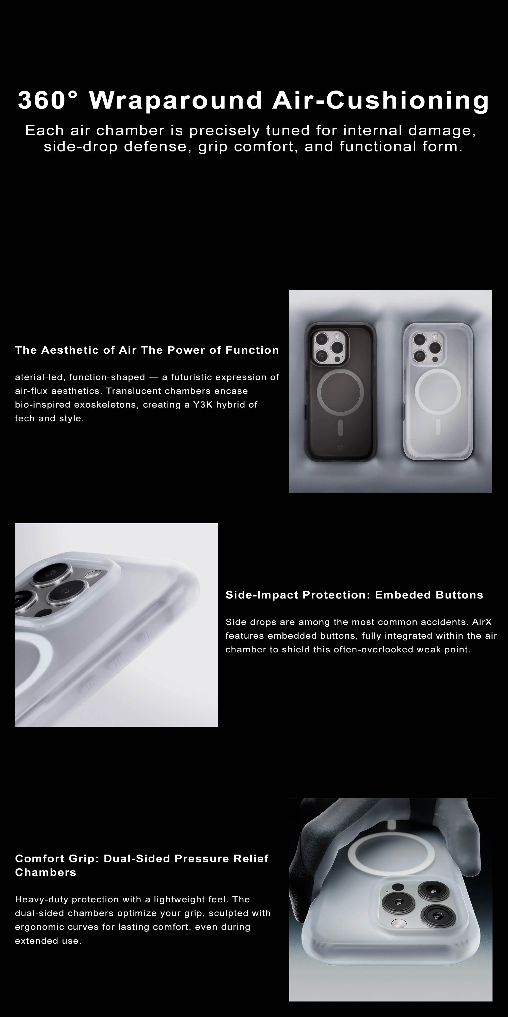 Rhinoshield AirX Phone Case for iPhone 17 Pro Max 17 Pro 16 Pro Max Ultra-Cushion | Shopee Malaysia