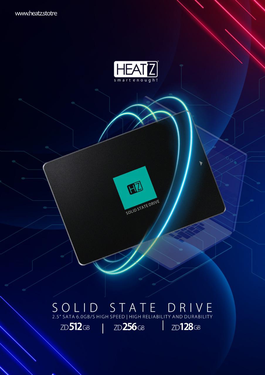 HEATZ SSD 2.5 SATA 128GB 256GB 512GB 1TB STORAGE SATA 3 Solid-State ...