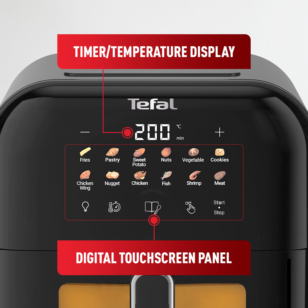 Tefal Easy Fry Far Infrared Vision Air Fryer (EY8218) | Shopee Malaysia