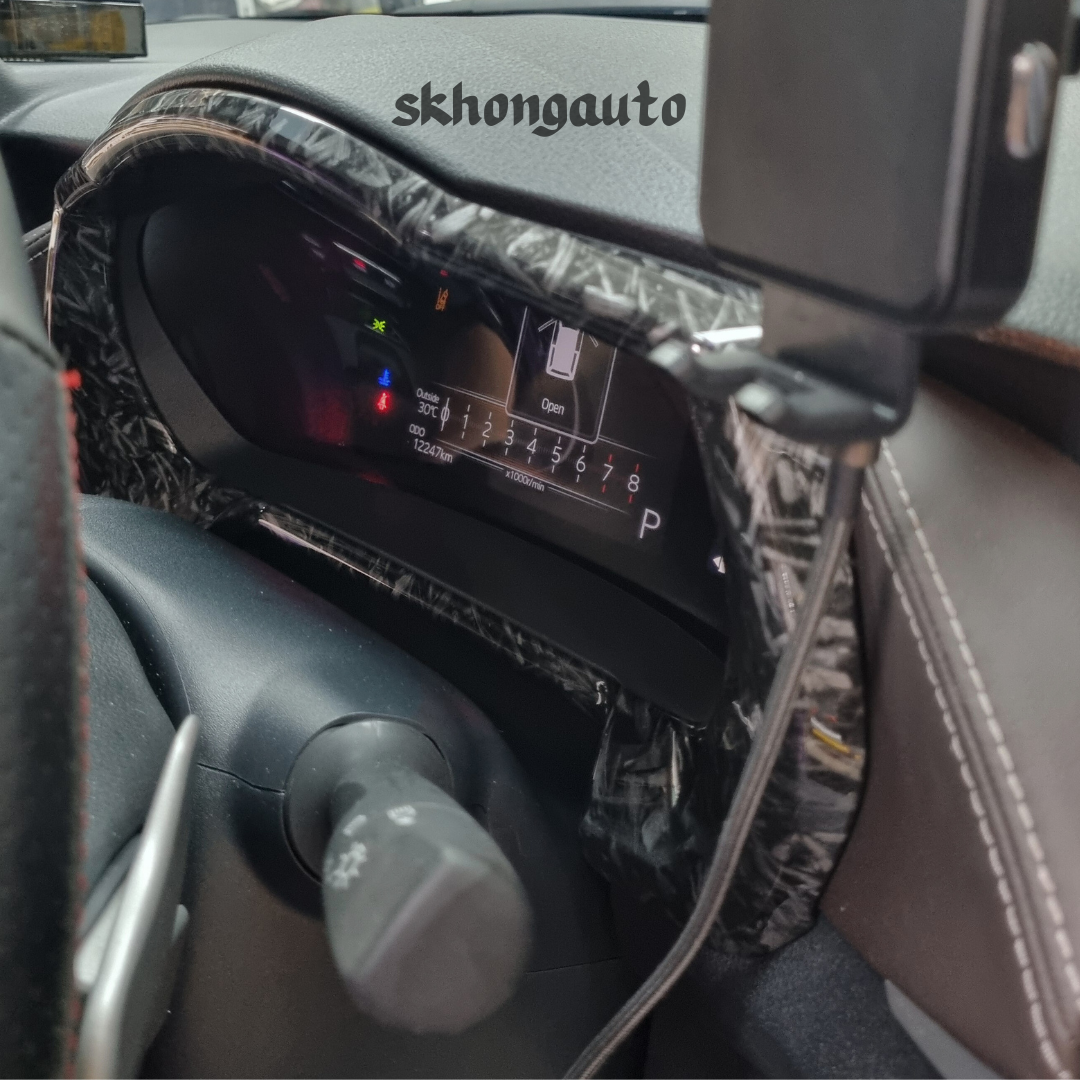 Toyota vios 2023-2024+ ac100 new car meter frame garnish frame forged ...