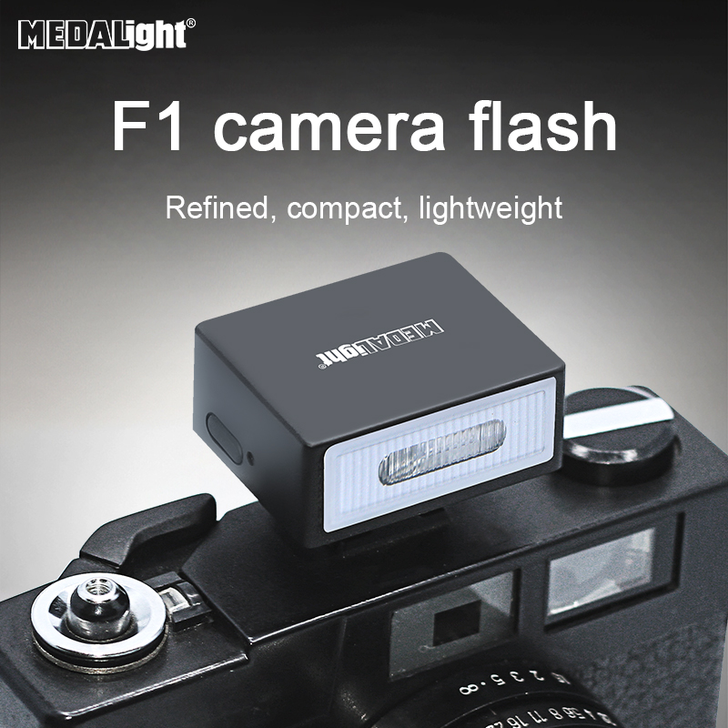 Medalight F1 Mini Camera Flash Speedlite Type C port rechargeable ...