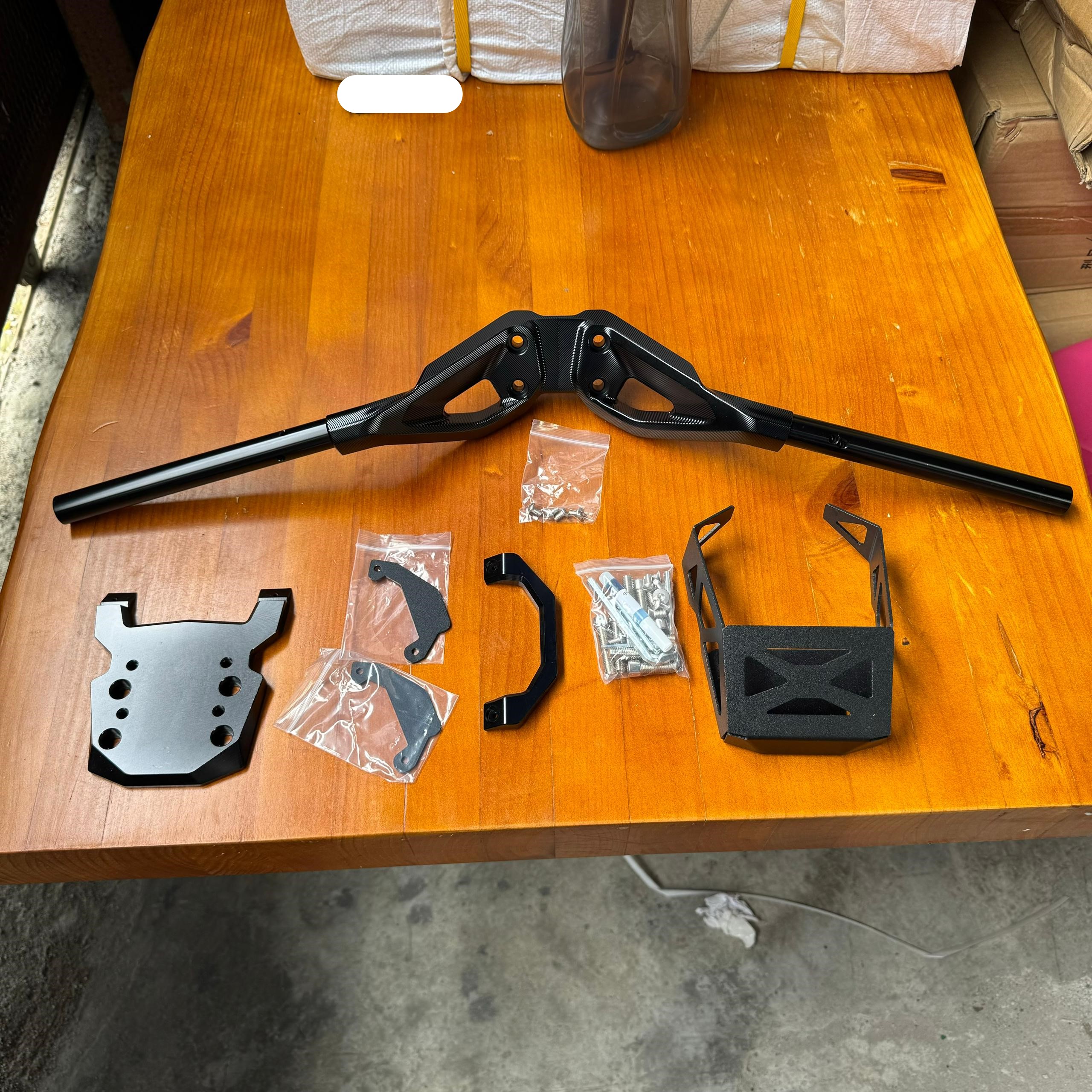 CNC Handle Bar Xmax 250/300 v1 v2 Naked Handle Bar Set Black Colour ...