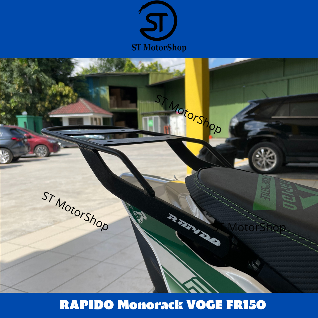 RAPIDO Heavy Duty Monorack Mono Rack J Adjustable Rear Rack Belakang VOGE FR150 Foldable ...