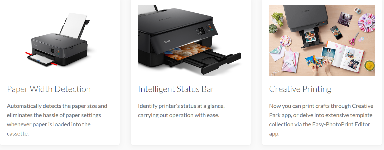 Canon Pixma TS5370A Compact Wireless Photo All-In-One with Printer ...