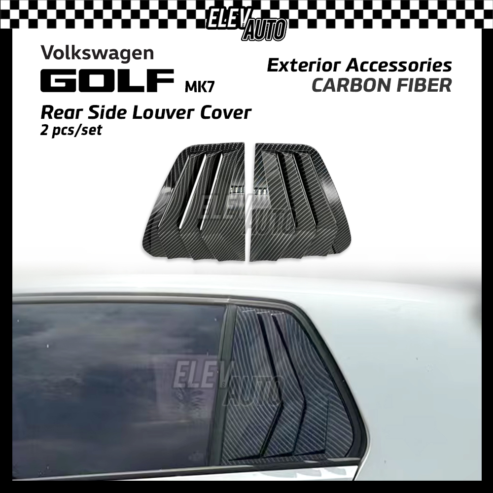 Volkswagen Golf MK7 CARBON FIBER Exterior Accessories Side Mirror Cover ...