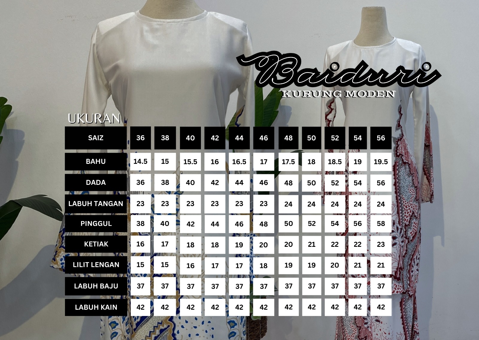 KURUNG MODEN BAIDURI CORAK BATIK | BATIK MALAYSIA | CORAK BATIK PRINTED ...