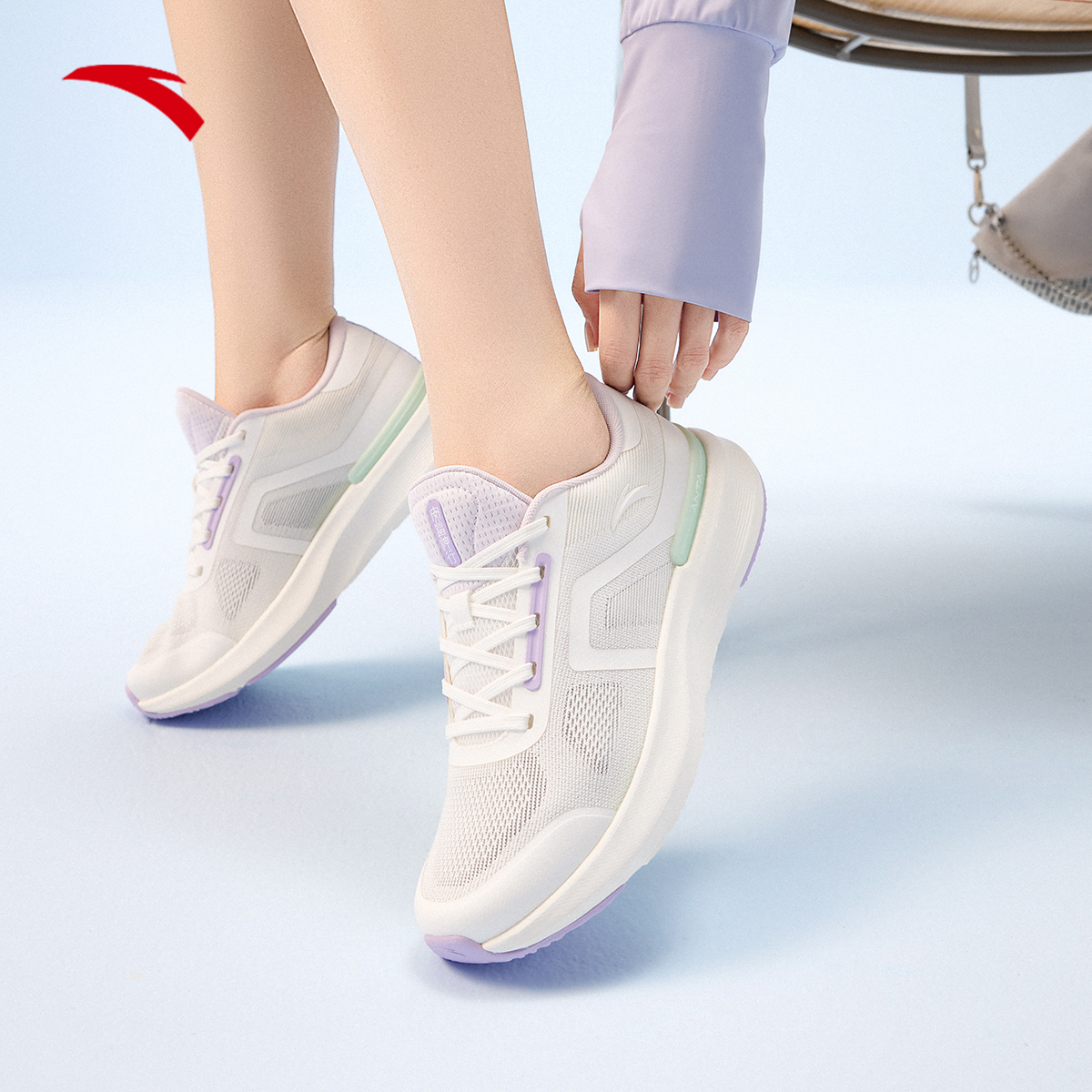 ANTA Women SHENXING Cross Training Shoes 1224B7718-1 Paper White (Kasut ...