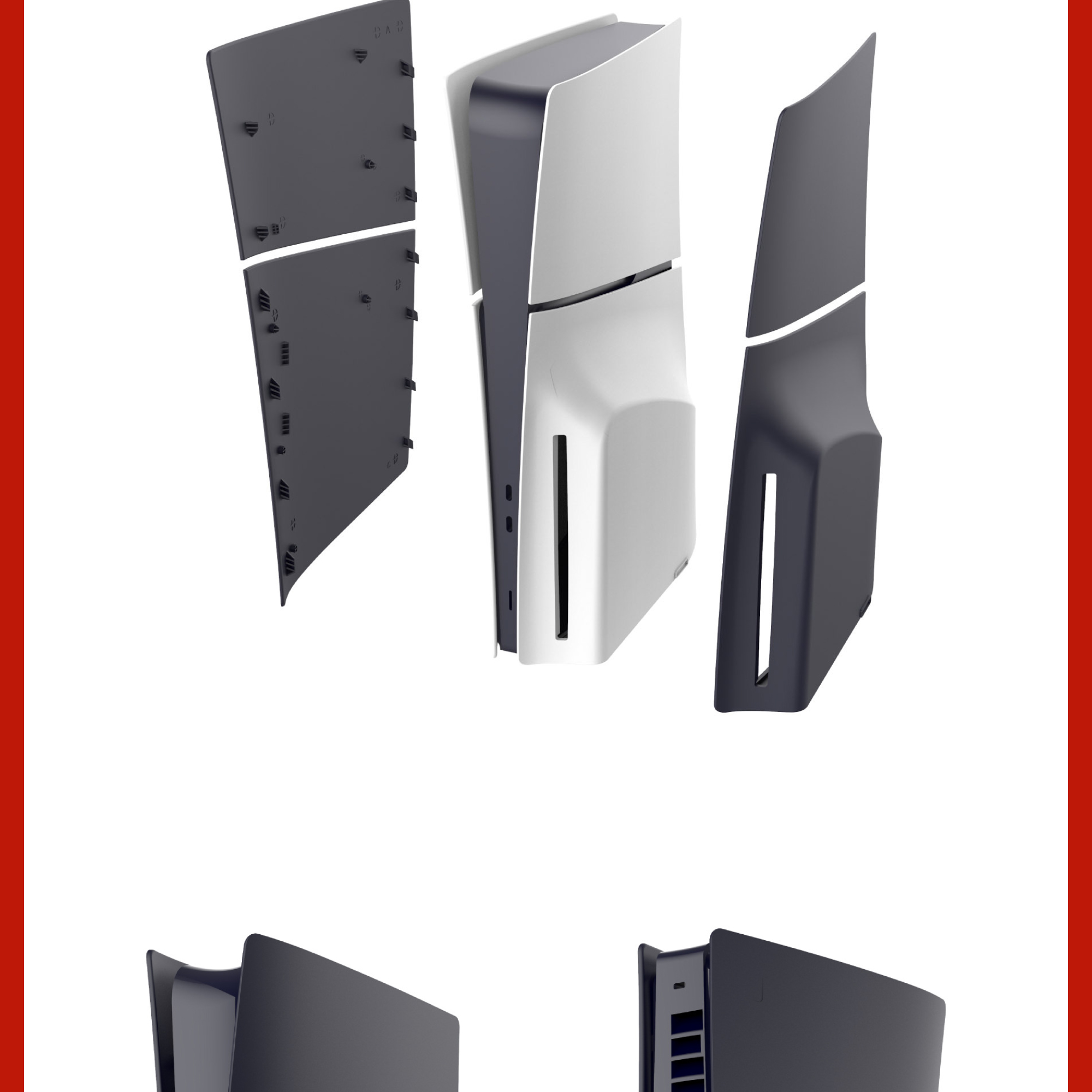 PS5 SLIM Disc Edition Replacement Housing Faceplate Cover Case | Shopee ...