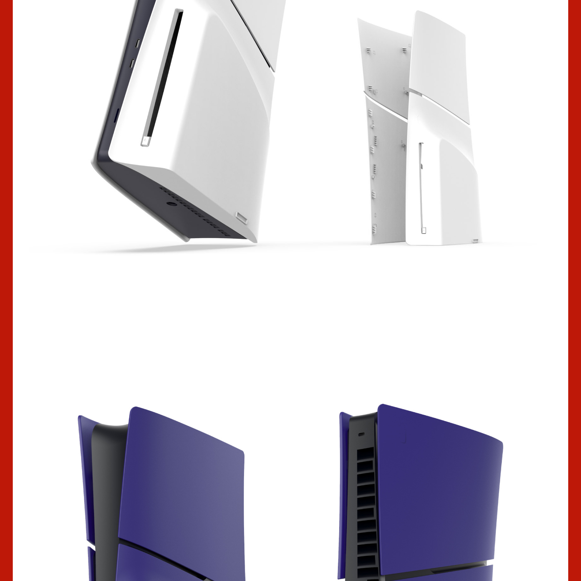 PS5 SLIM Disc Edition Replacement Housing Faceplate Cover Case | Shopee ...