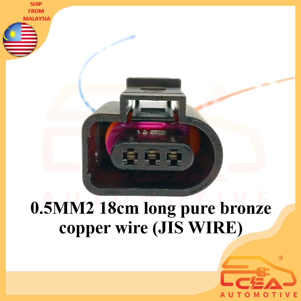 1PCS 3 PIN 1J0973703 VOLKSWAGEN AUDI SCIRROCO JETTA CAMSHAFT CAM SENSOR ...