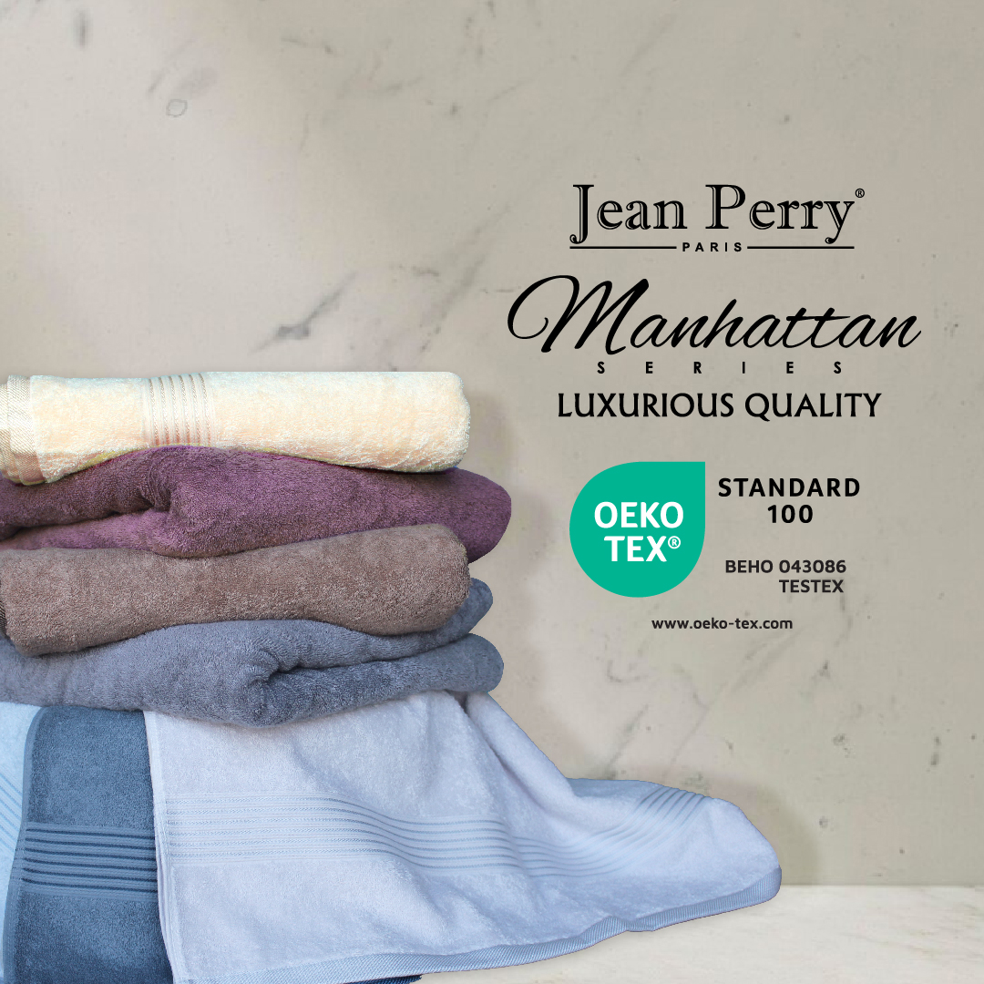Jean Perry Manhattan Bath Towel [B7] 27 inches x 54 inches | Shopee ...