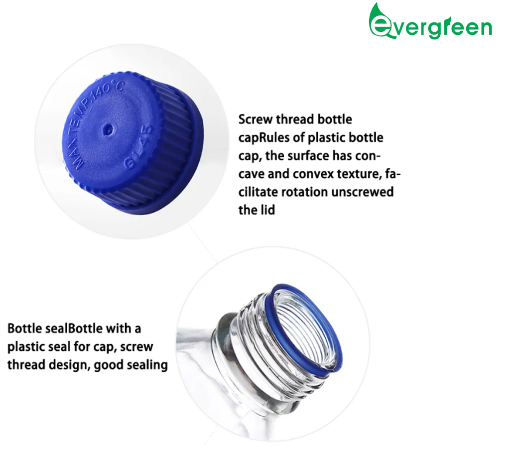 Botol Kaca Makmal Media Jelas 500ML/ Lab Bottle/Media Bottle 500ml ...