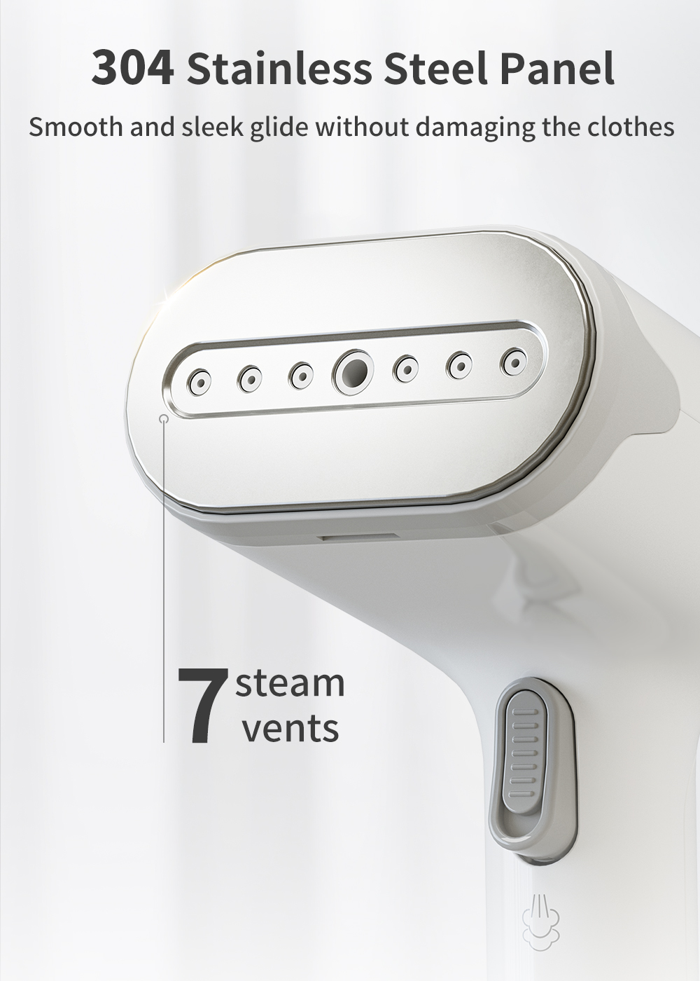 【New Launch】Simplus Handheld Garment Steamer 280ml Large Water Tank ...