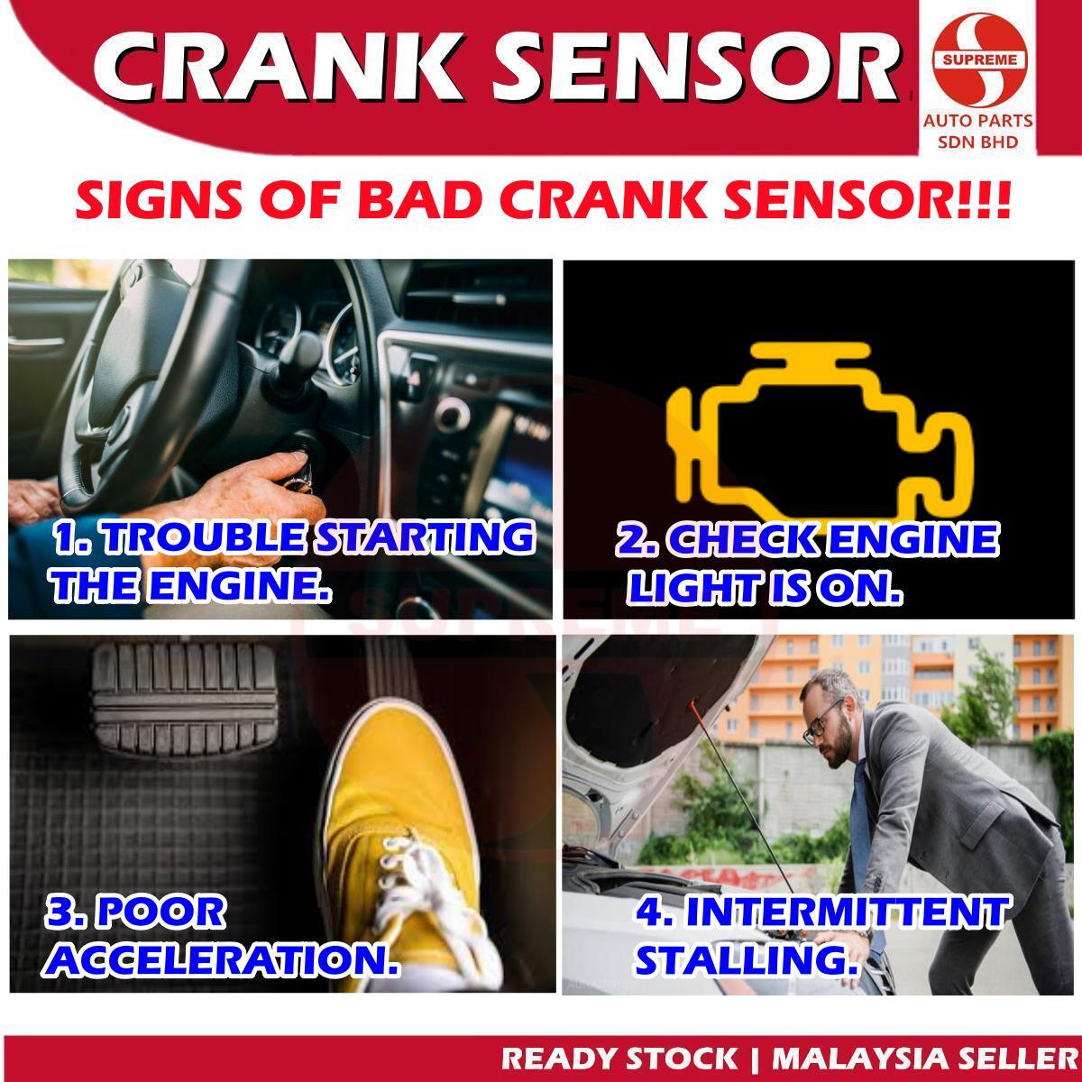 S2U CrankShaft Timing Position Sensor Crank Sensor Perodua Myvi 1.0 Viva 660 850 1.0 Kenari ...
