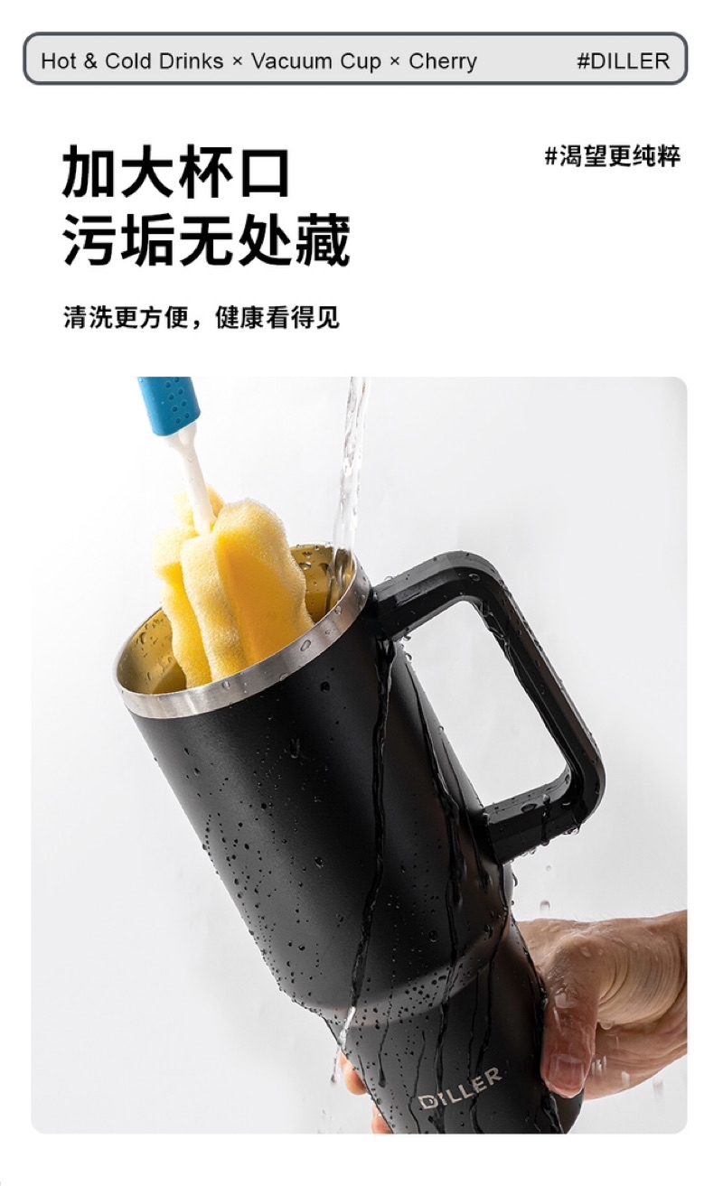 Diller Botol Air Thermo Ais Sejuk Tahan Panas Besar Kapasiti Large ...