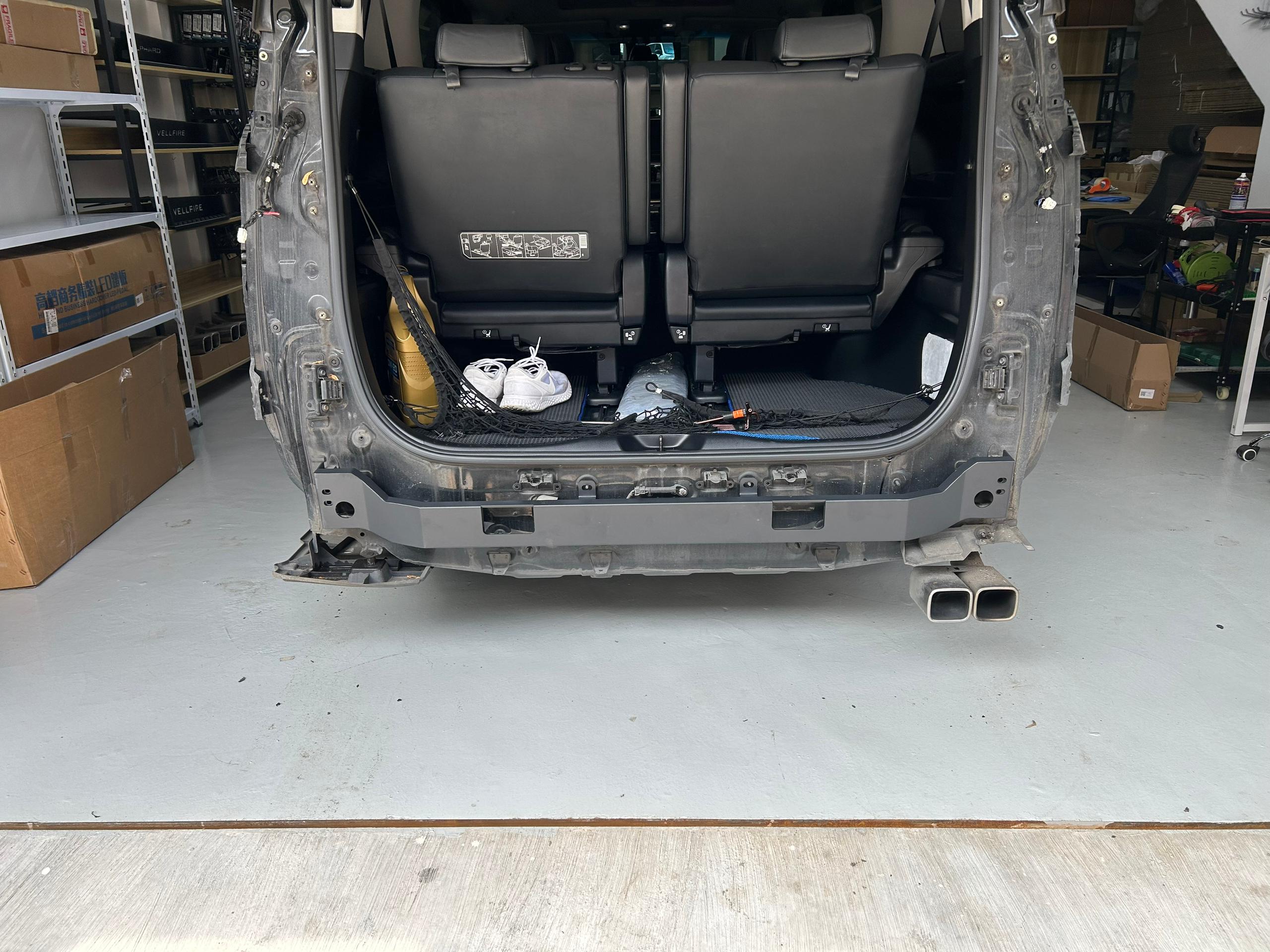 Toyota Alphard Vellfire AGH30 Anti-Collision Bar Rear Safety Bar Anti ...