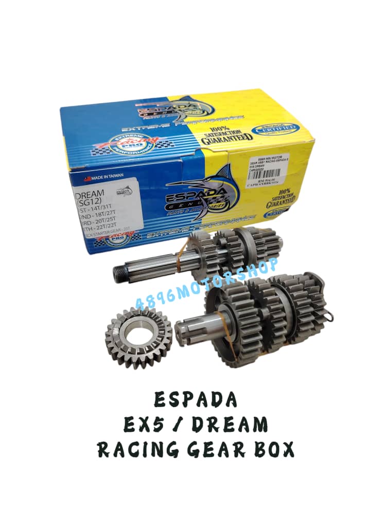 ESPADA RACING GEAR BOX HONDA EX5 DREAM WAVE100 W100 KRISS100 CT100 MR3 ...