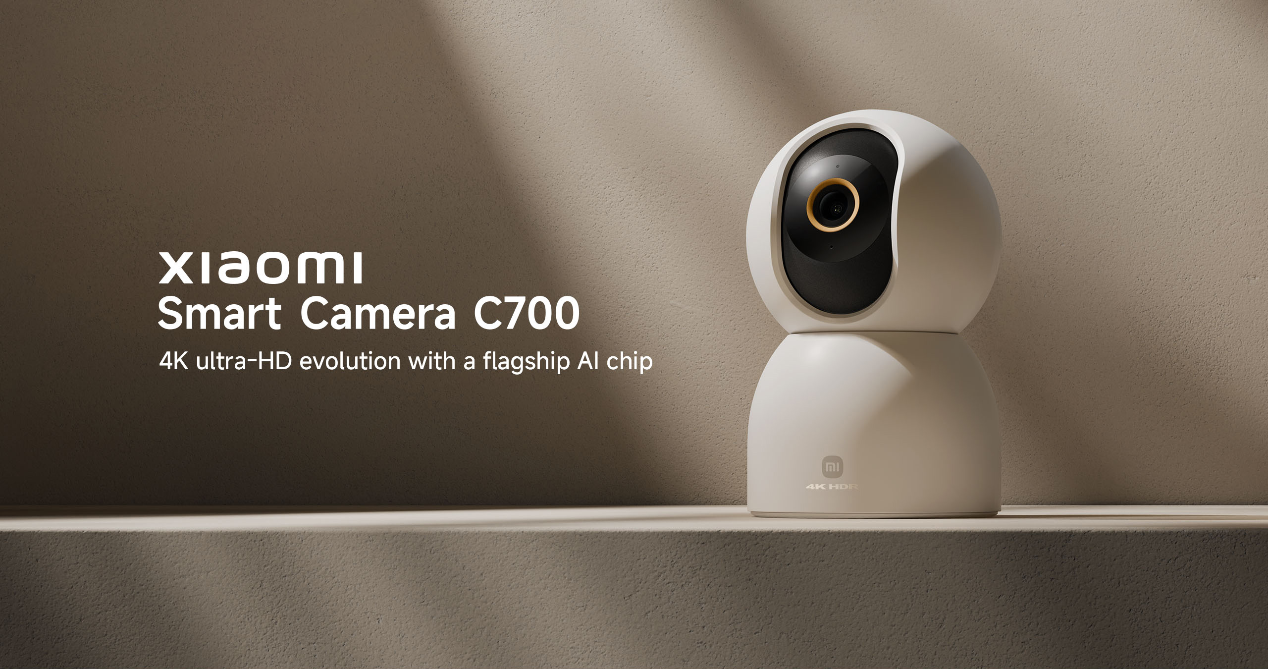 Xiaomi Smart Camera C700 4K ultra-HD images/8MP camera/Flagship AI chip ...