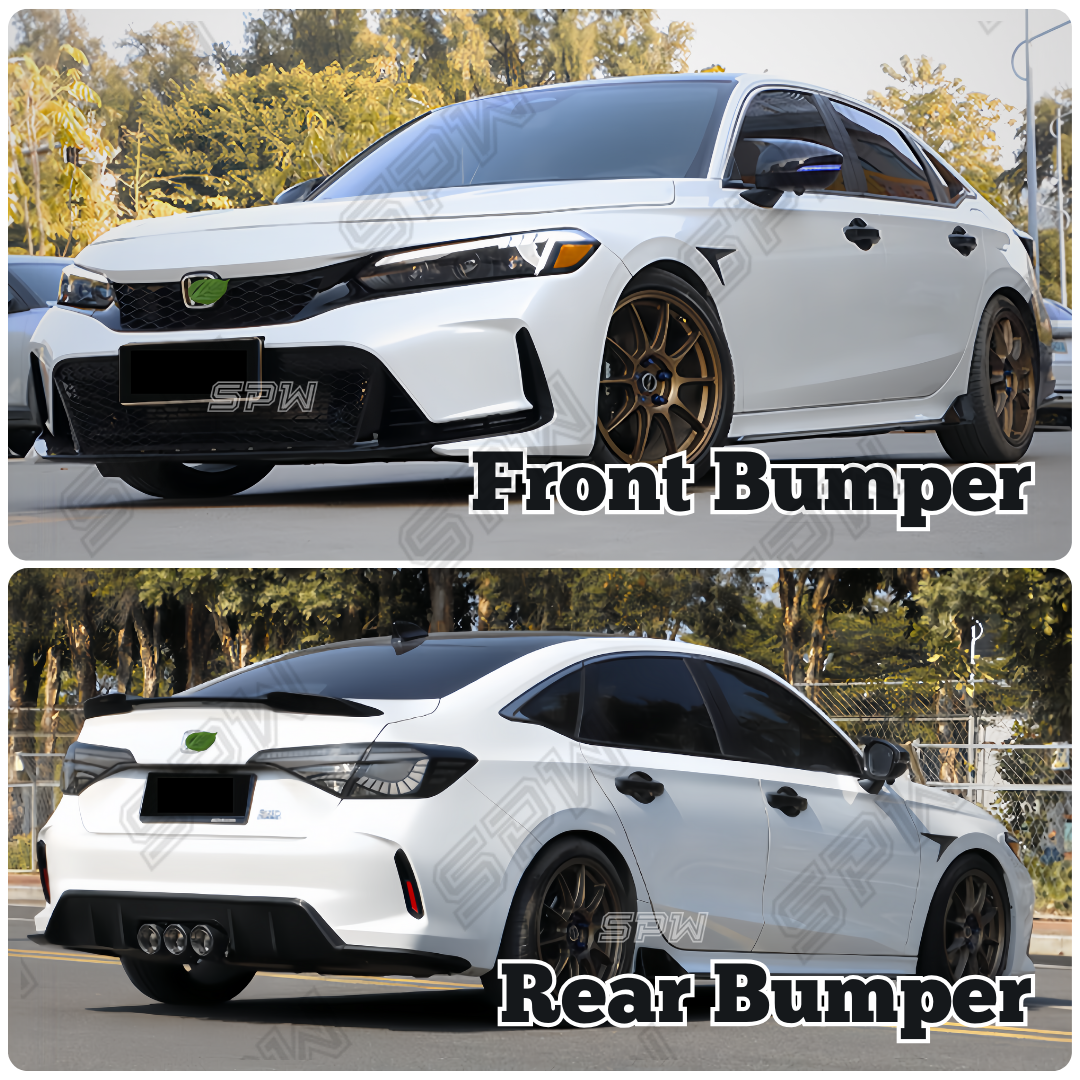 Honda Civic FE (2022-2026) FL5 FL6 Type-R Bodykit Front Rear Bumper ...
