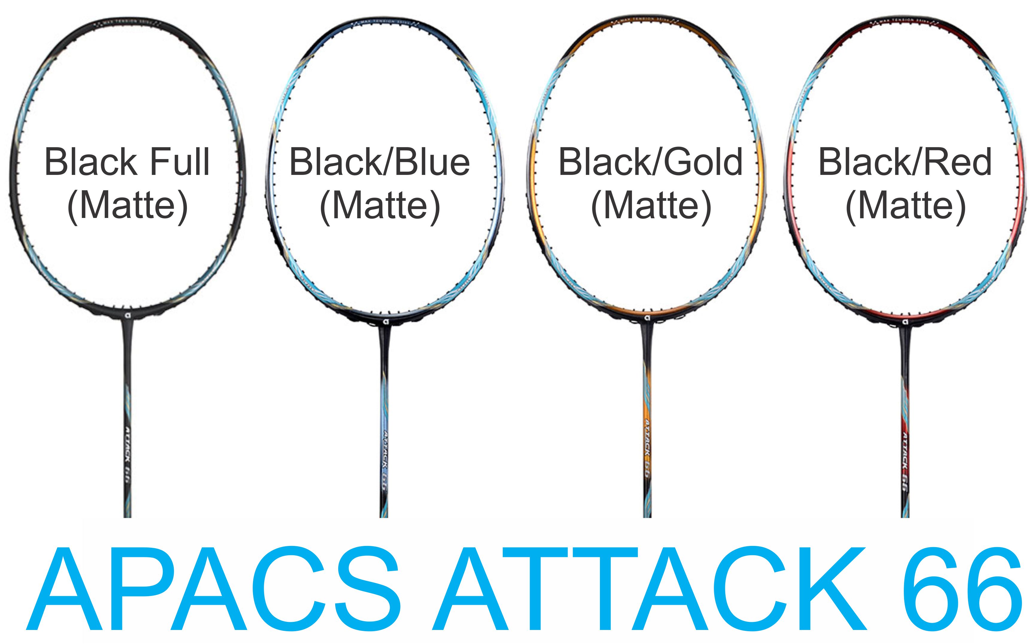 APACS ATTACK 66 BADMINTON RACKET | Shopee Malaysia