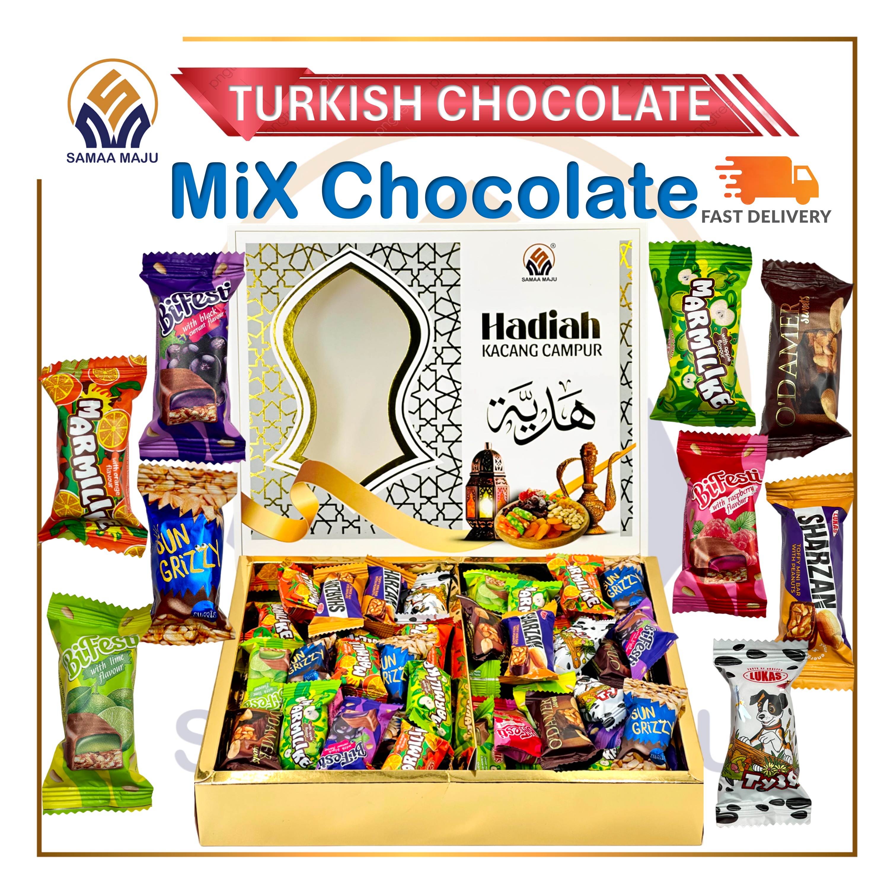 High quality assorted chocolate/MIXTURKISH CHOCOLATE/nuts & fruit ...