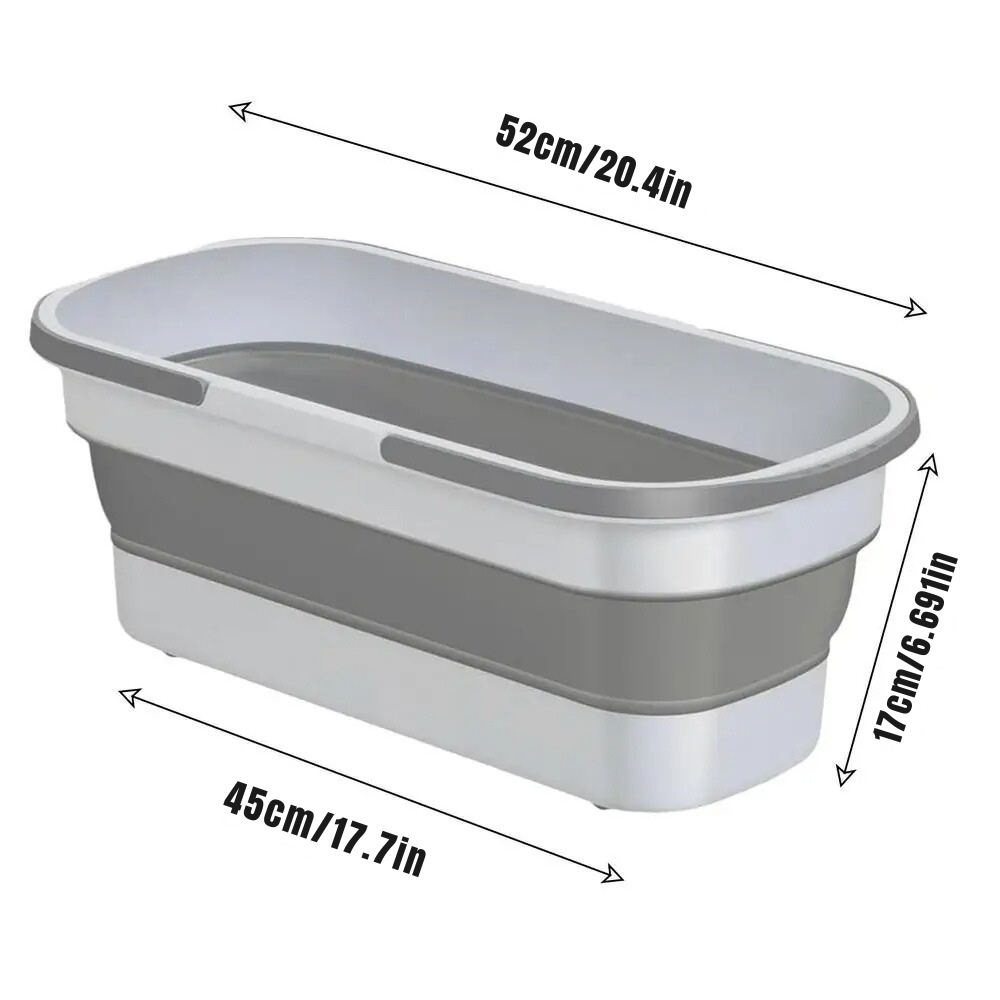 Baldi Air Lipat Baldi Mop Collapsible Water Pail Foldable Bucket Flat ...